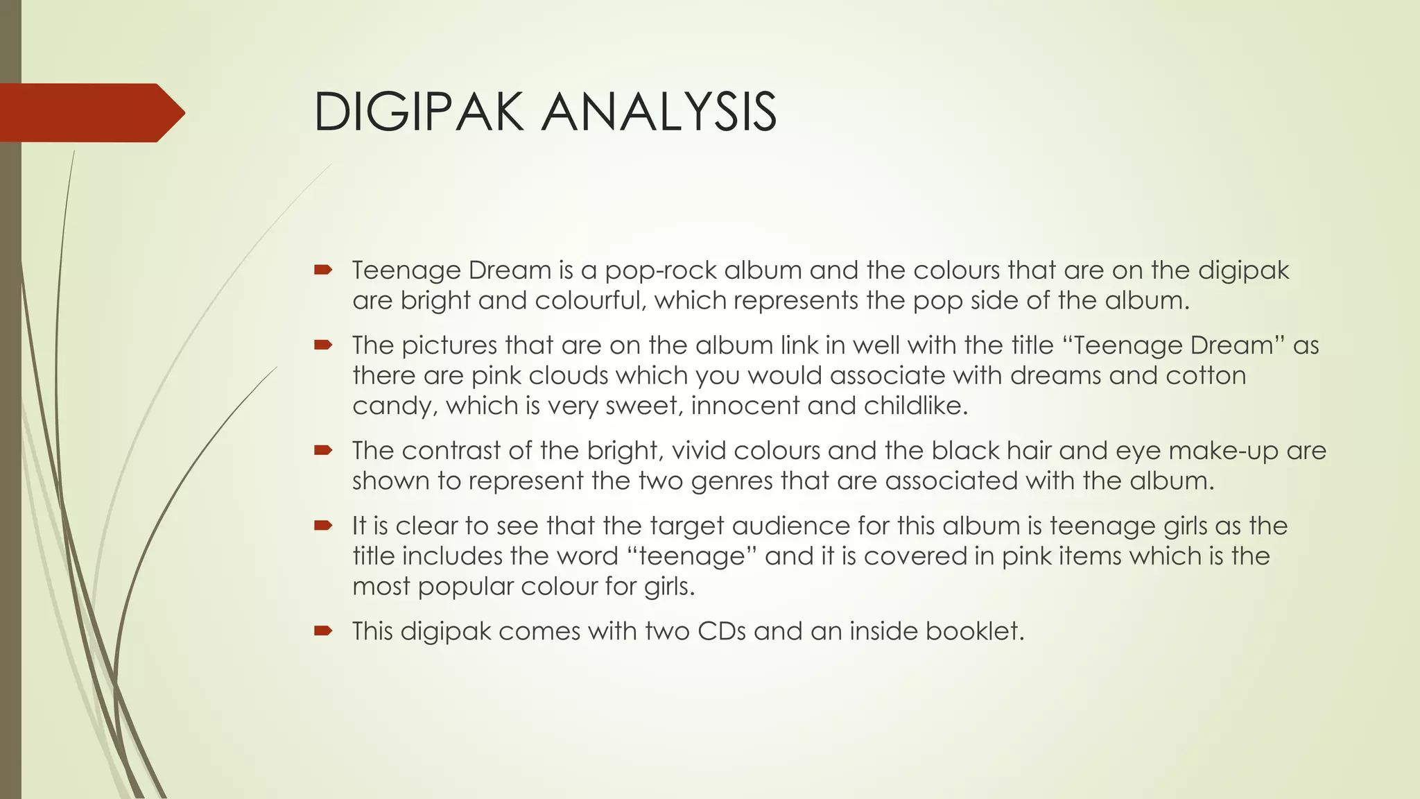 Digipak analysis | PPTX