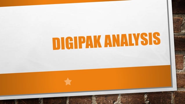 Digipak analysis | PPT