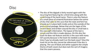 Digipak Analysis | PPT