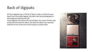 Digipak analysis | PPTX