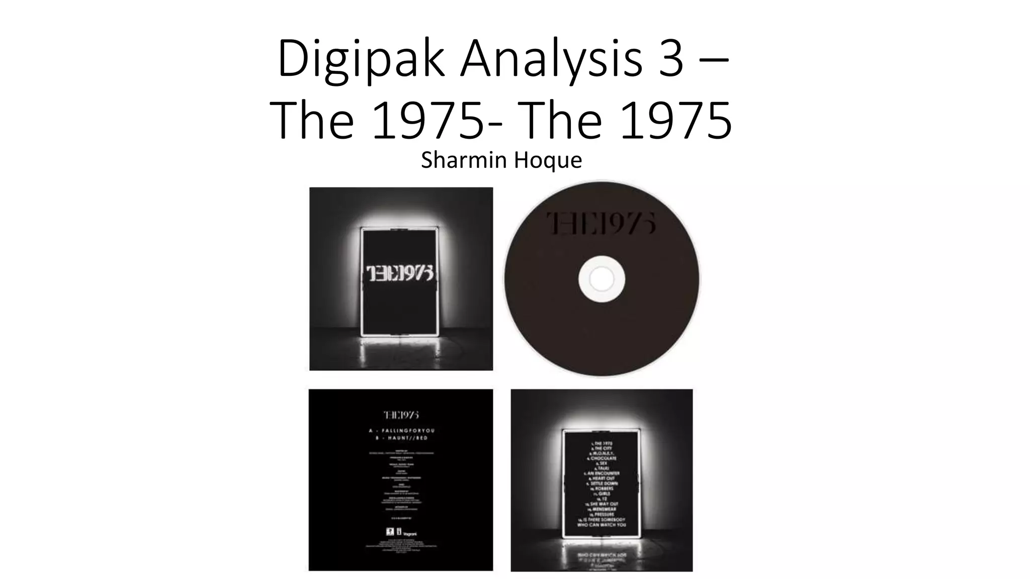Digipak analysis 3– | PPT