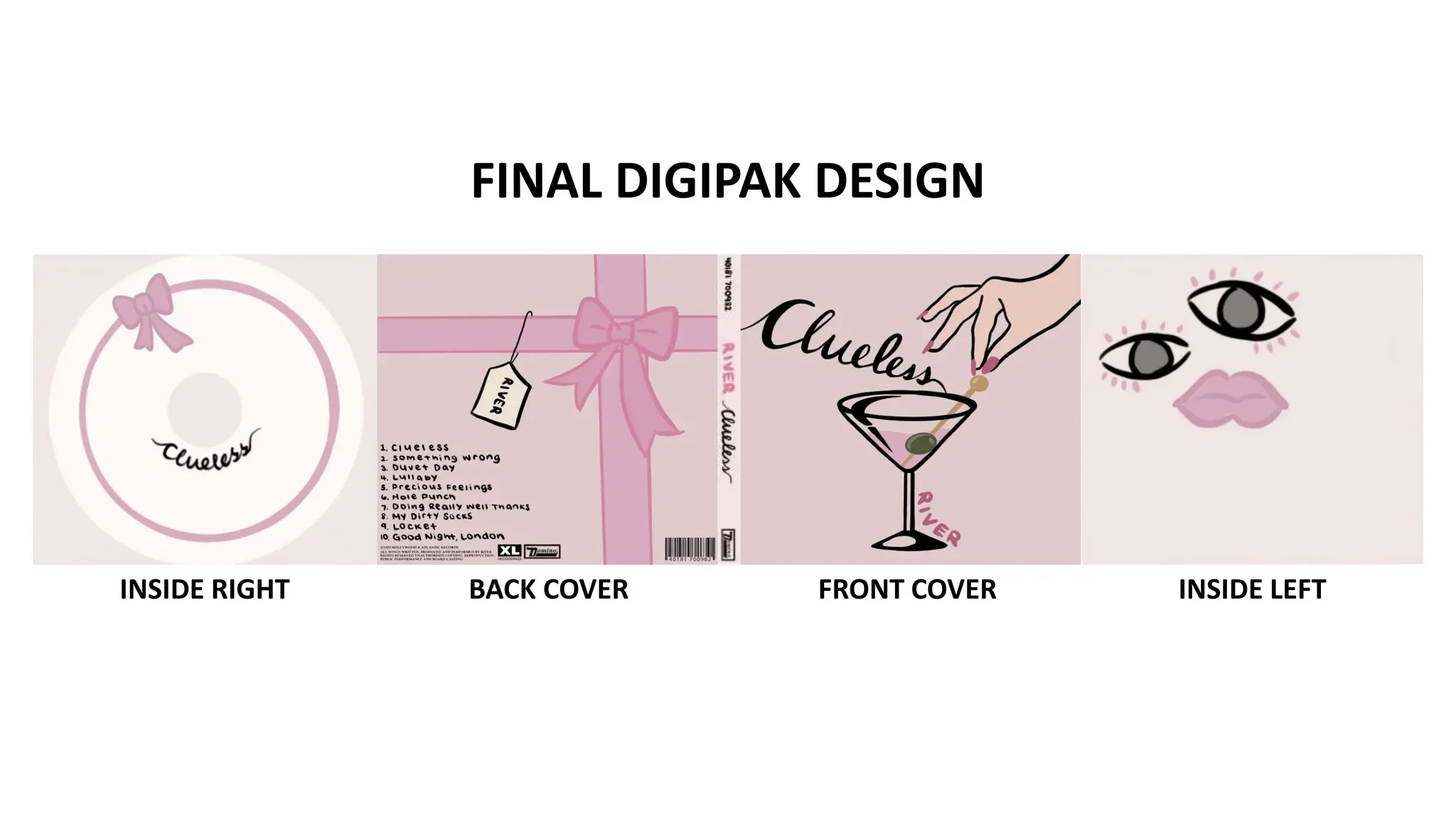 Media A levels "Clueless" Final Digipak Design | PPTX
