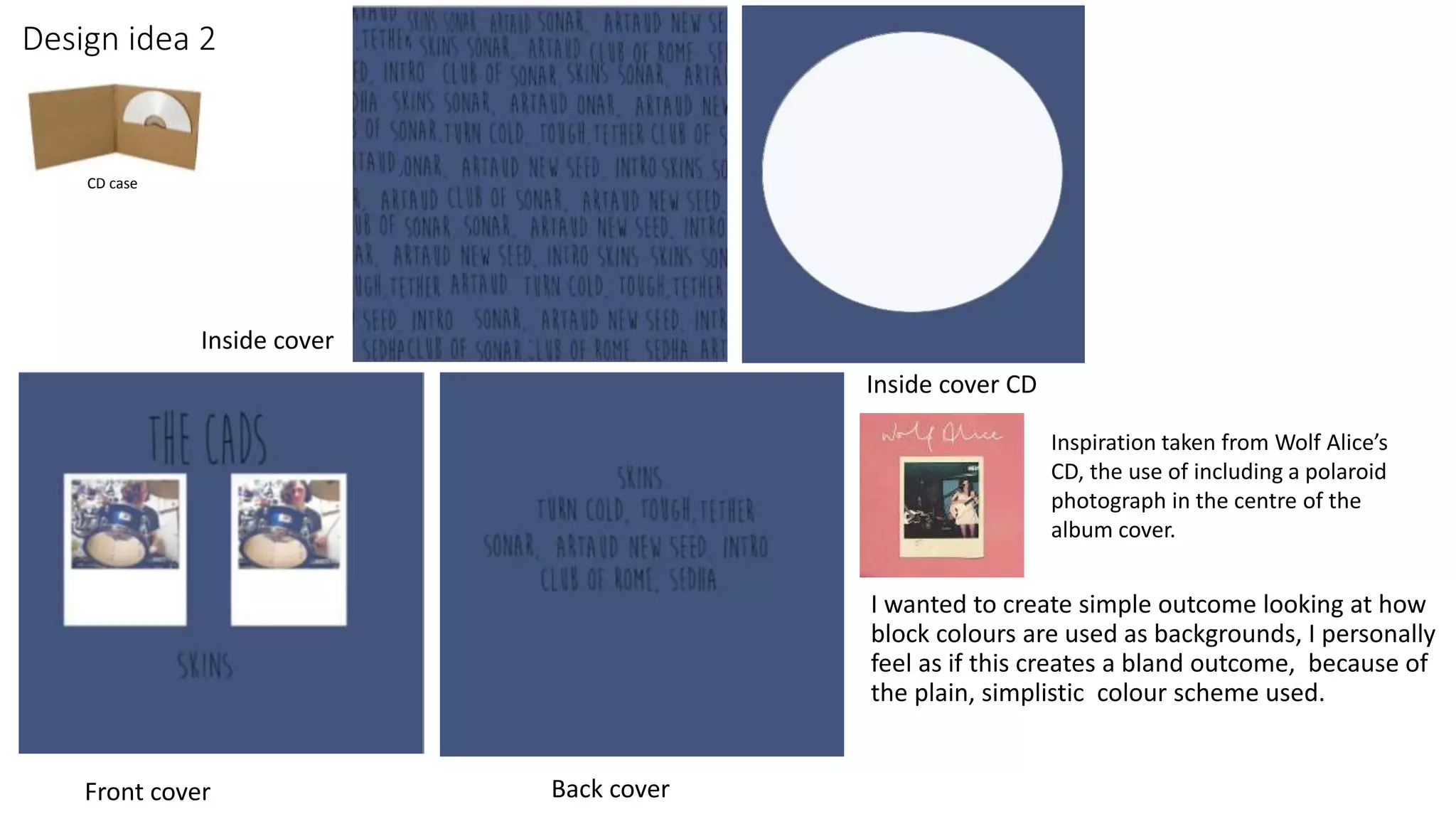 Digipak designs for a 4 panel case | PPT