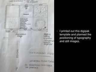 Digipak flatplan | PPT