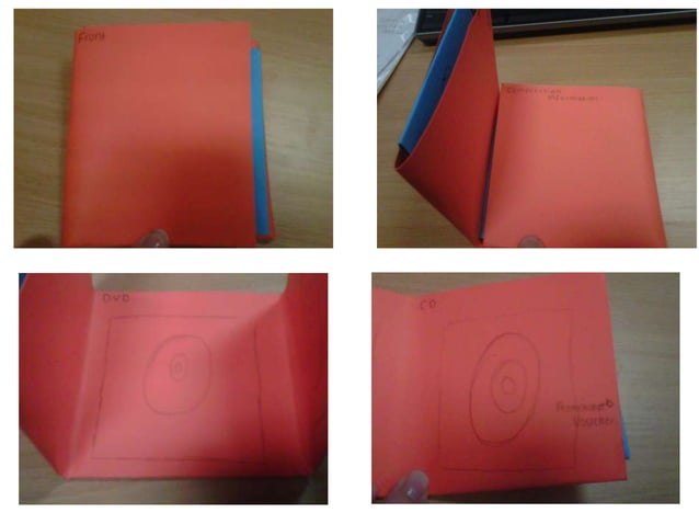 Digipak flatplans | PPT