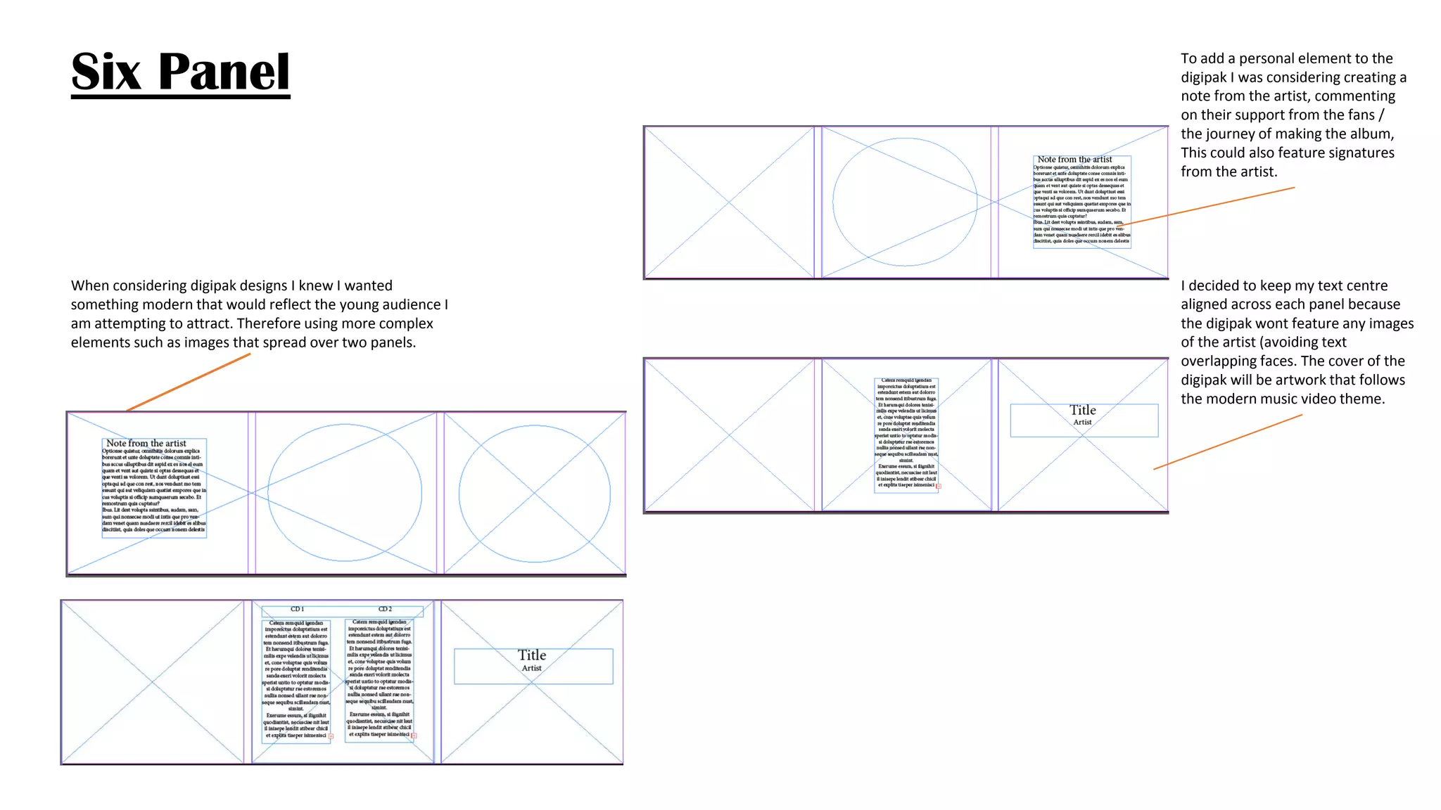 Digipak flatplans | PPT