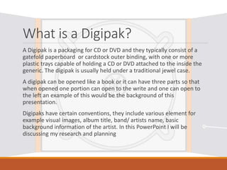 Digipak planning | PPT