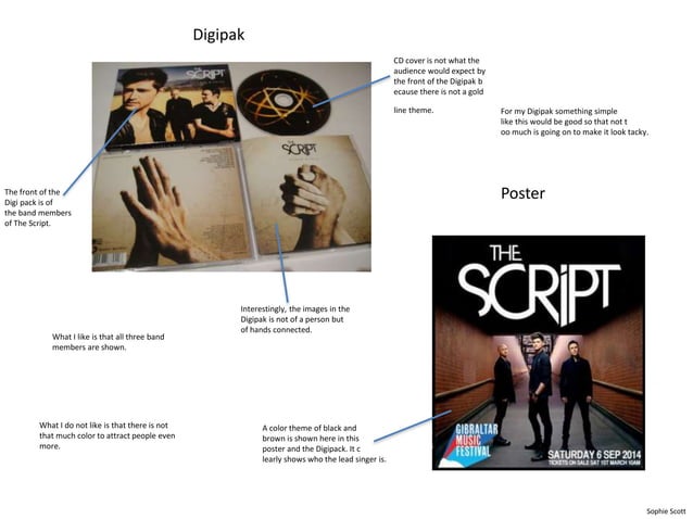 Digipak Powerpoint-Sophie Scott | PPT