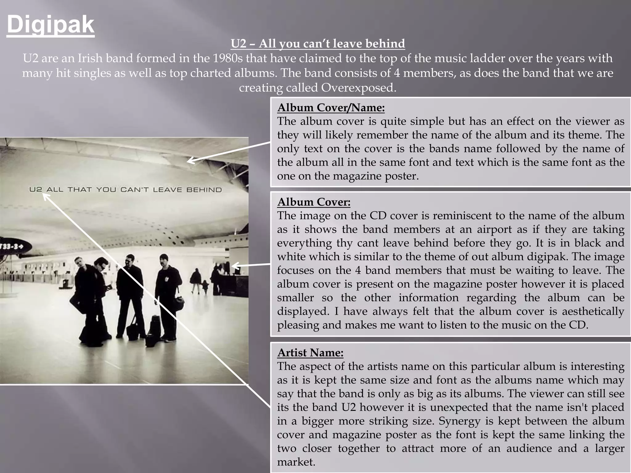 Analysis of music posters and digipaks | PPT