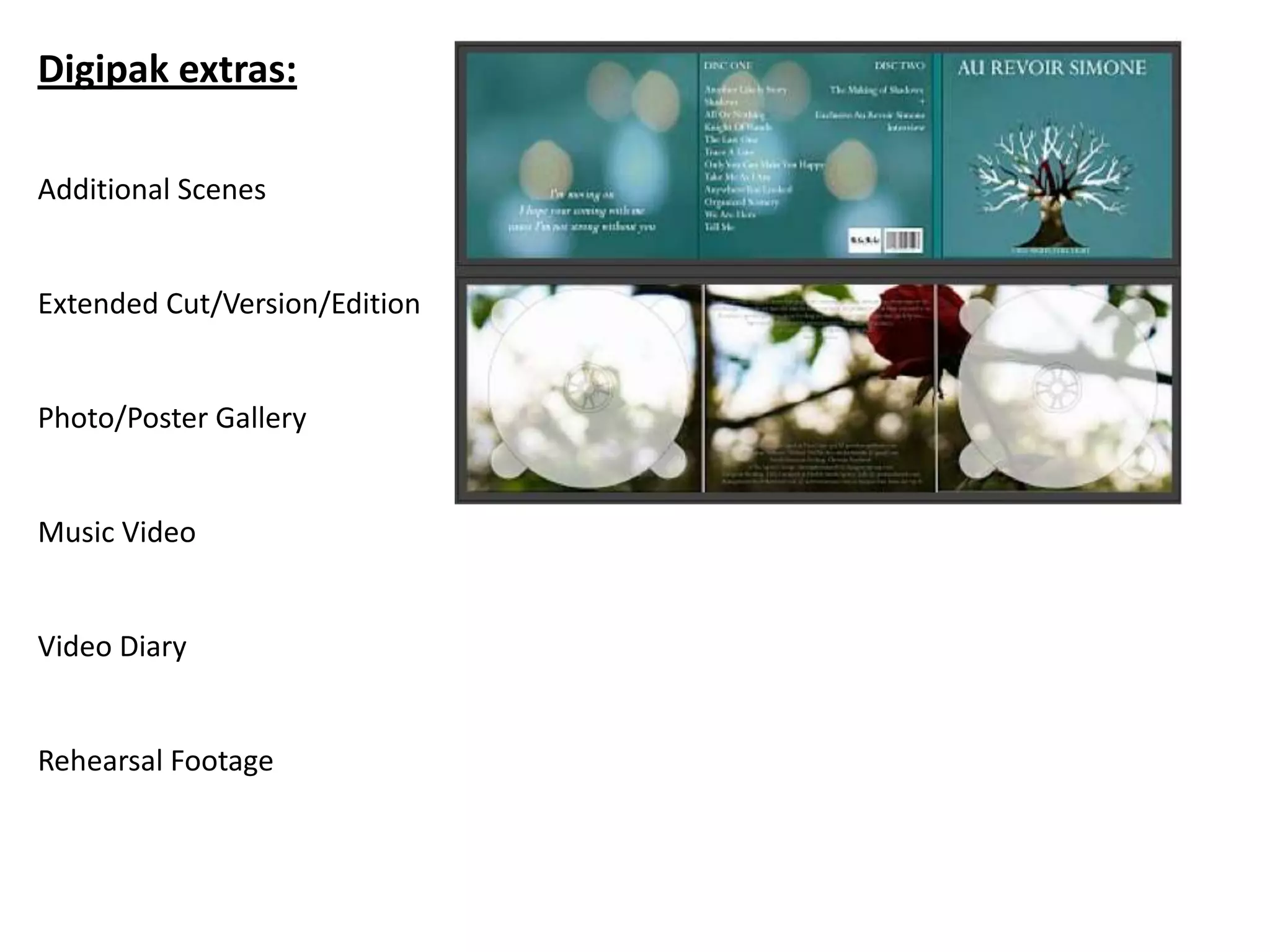 Digipak presentation | PPT