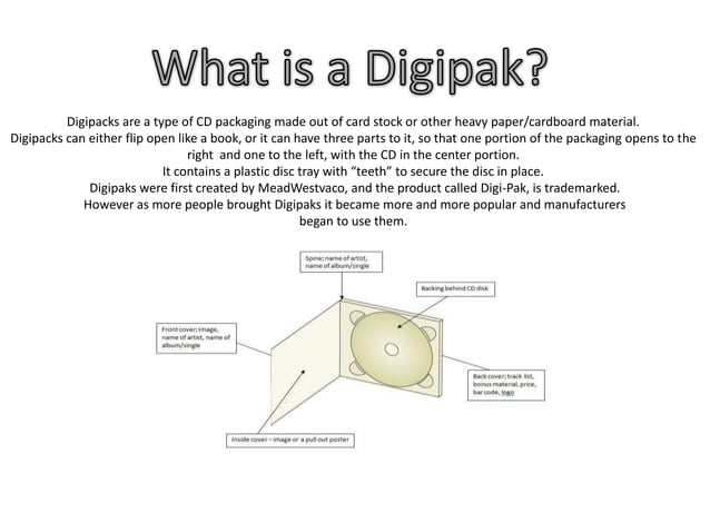 Digipak presentation | PPT