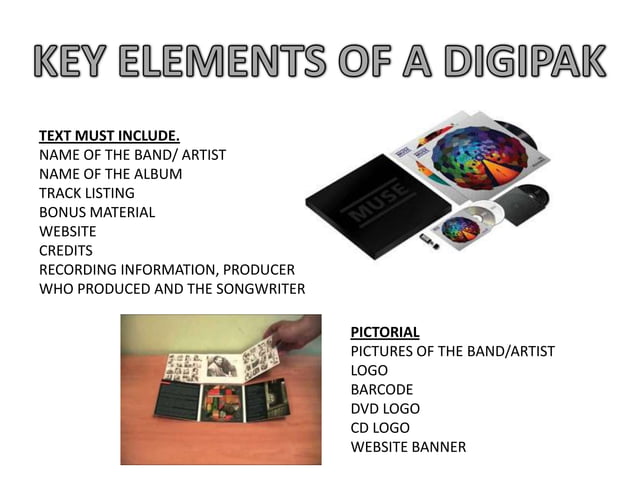 Digipak presentation | PPTX