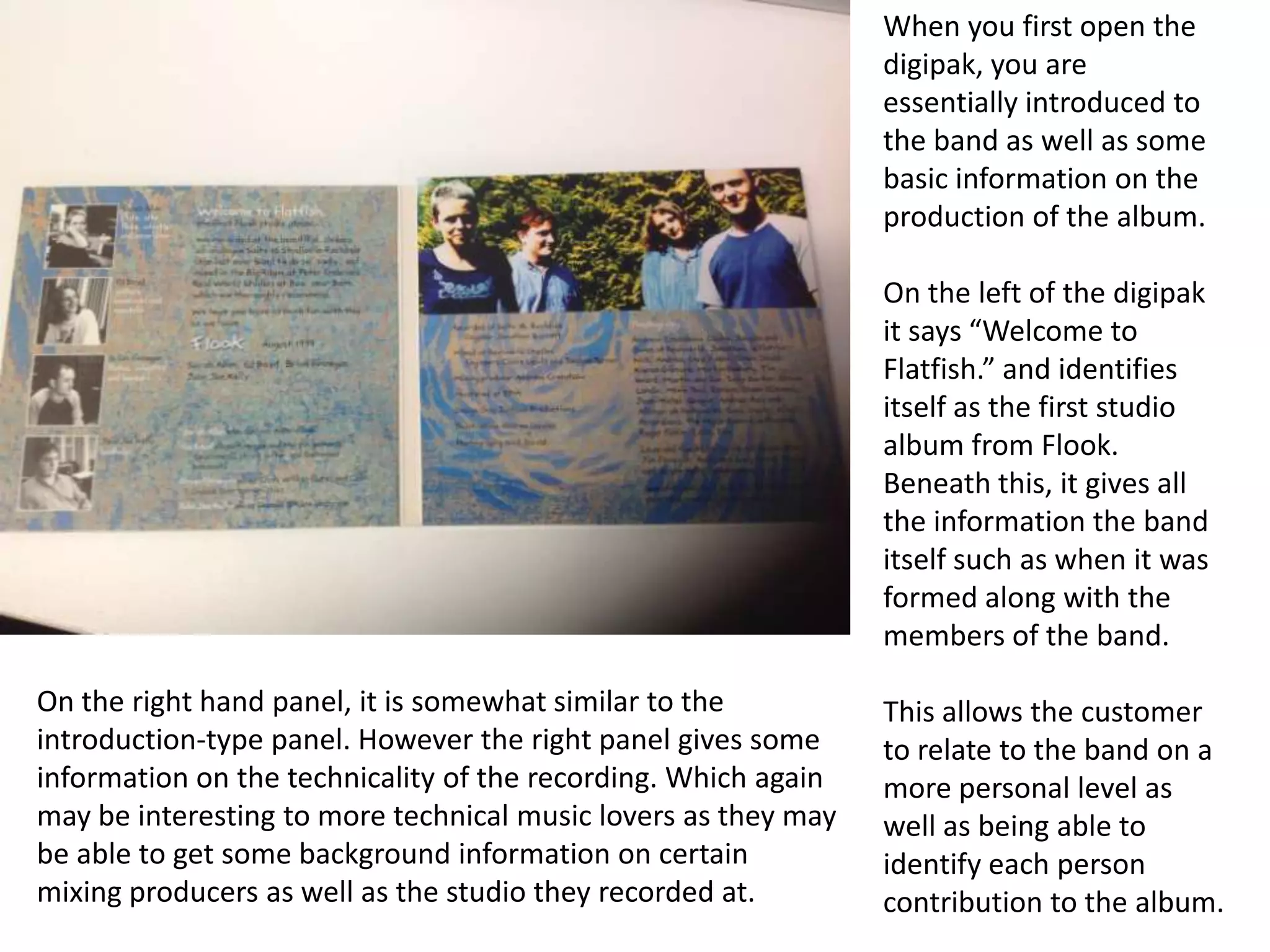 Digipak presentation | PPTX