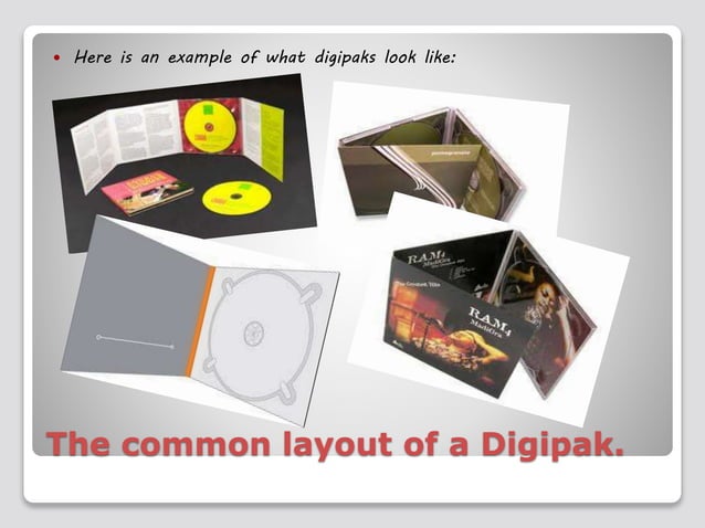 Digipak presentation. | PPT