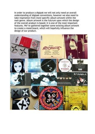 Digipak research | DOCX | Album-oriented Rock | Rock Music