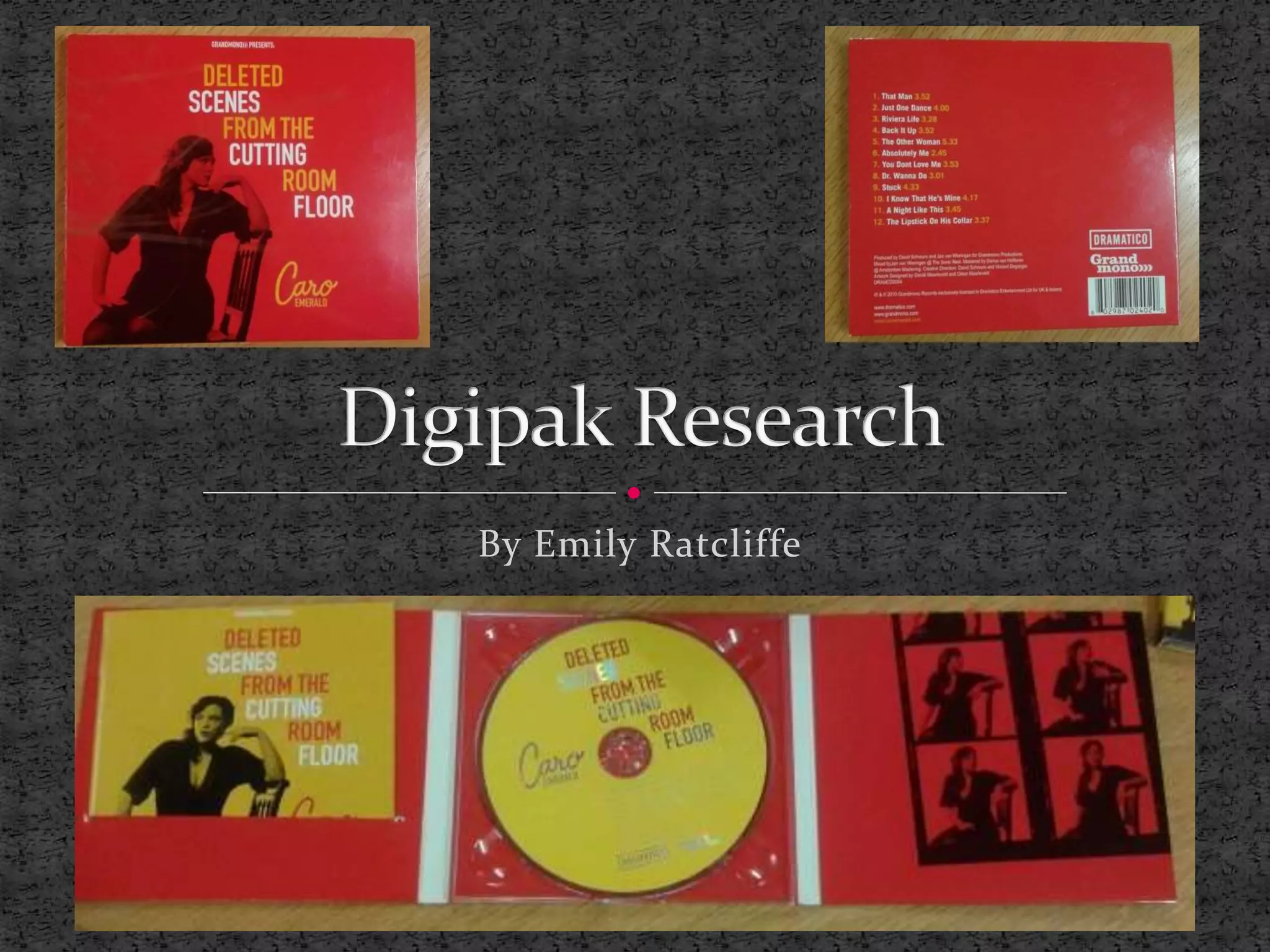 Digipak research | PPTX