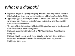 Digipak Research | PPTX | Music | Entertainment