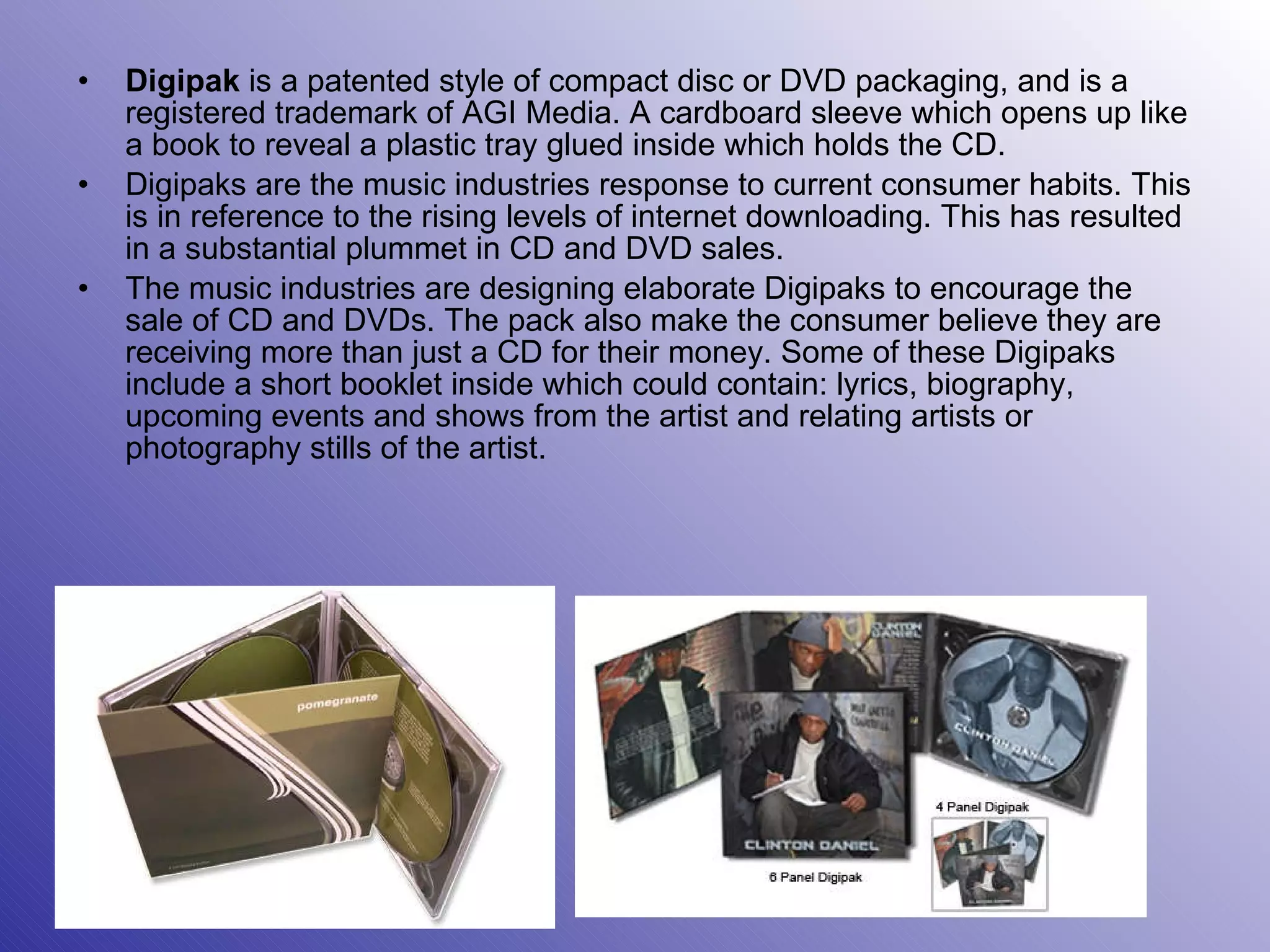 Digipaks | PPT