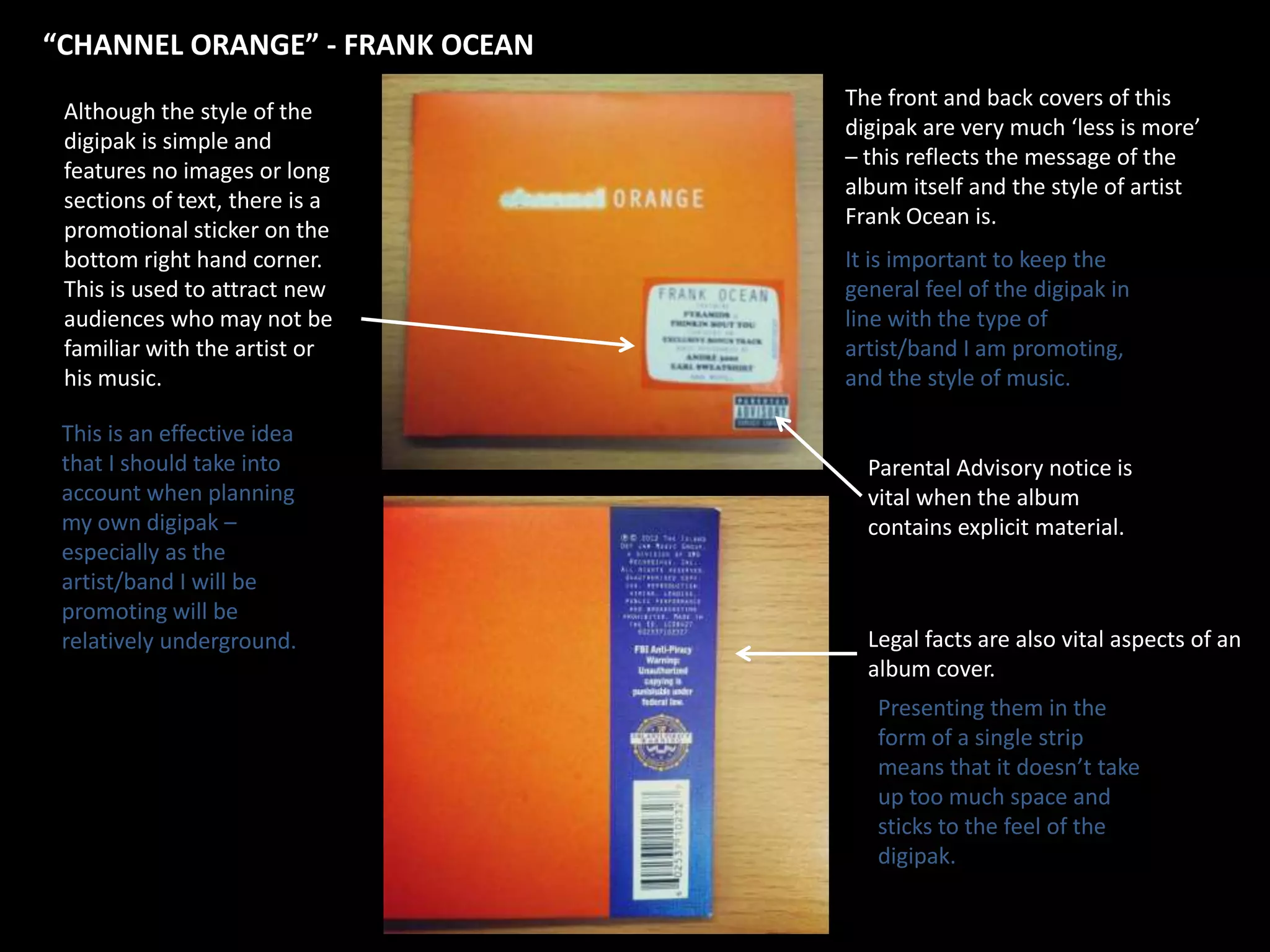 Digipak Analysis | PPTX