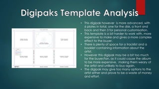 Digipaks media hw finished draft | PPT
