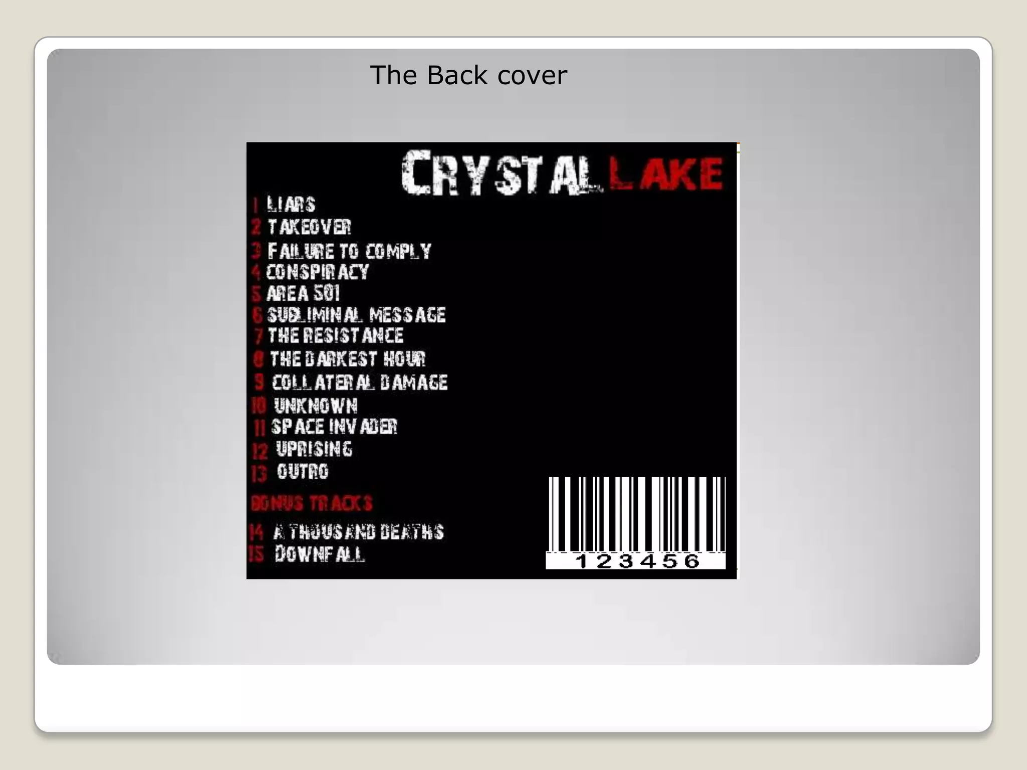 Digipak template | PPT