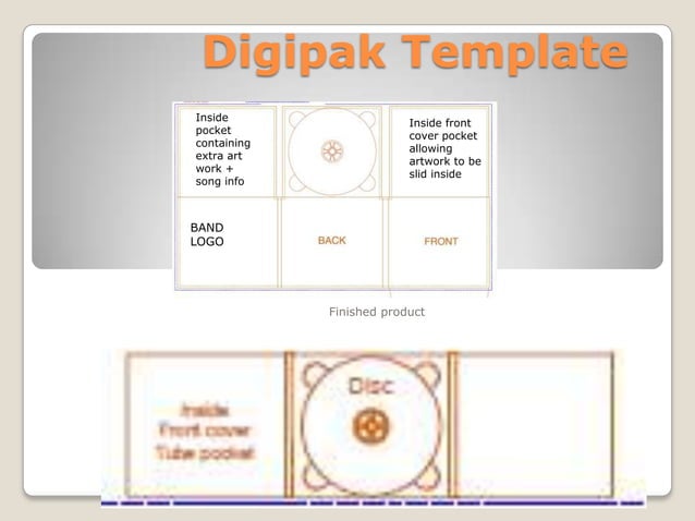 Digipak template | PPT