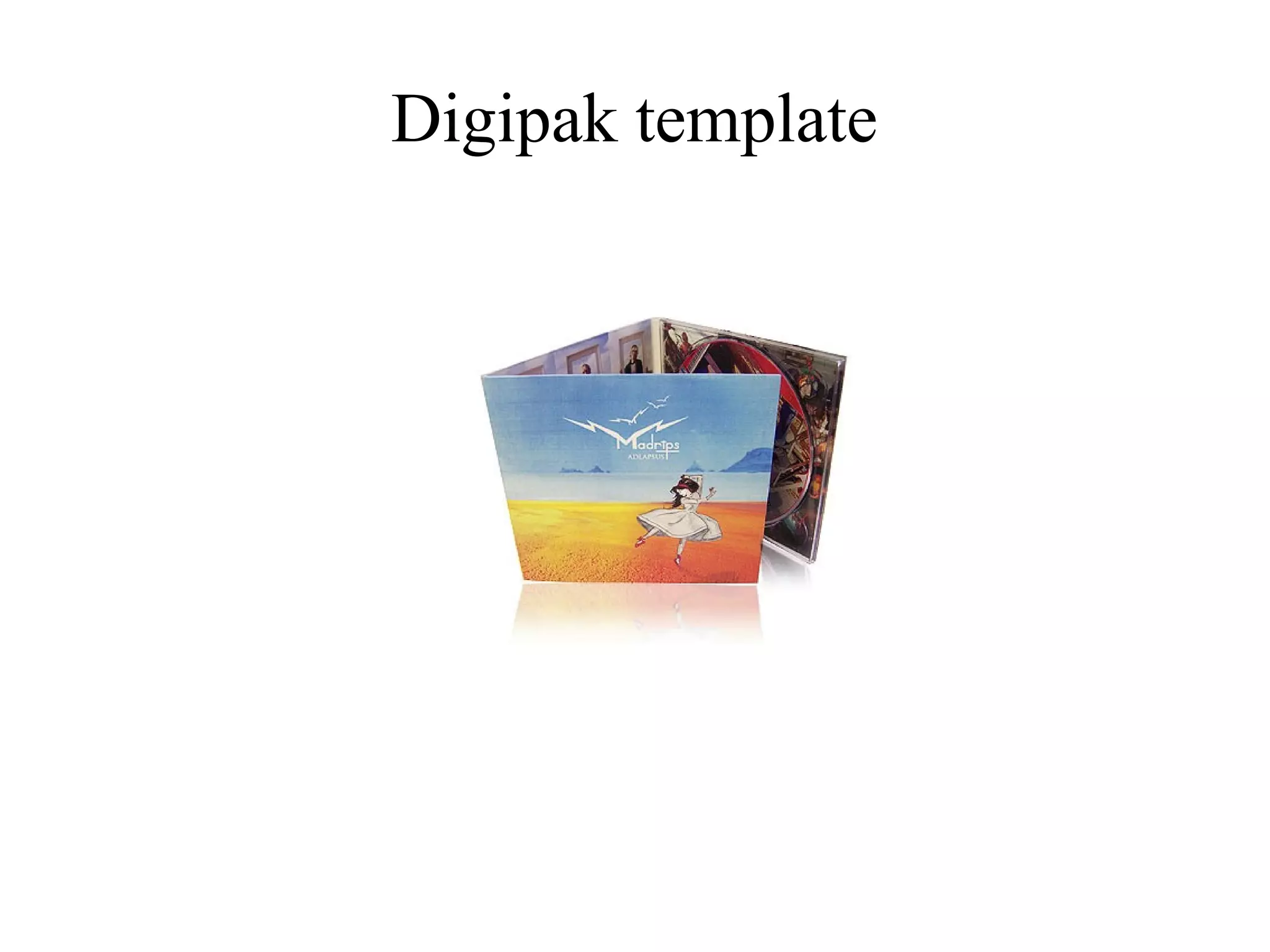 Digipak template | ODP