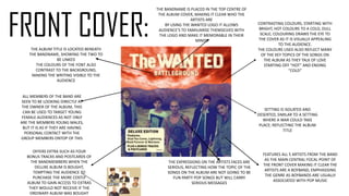 Digipak the wanted battleground | PPT