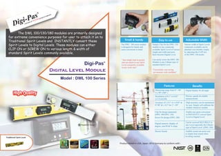 Digipas Digital Level Product Range | PPT