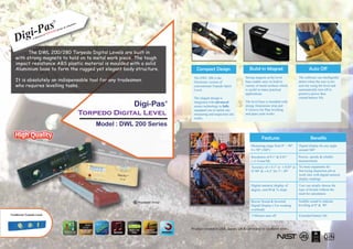 Digipas Digital Level Product Range | PPT