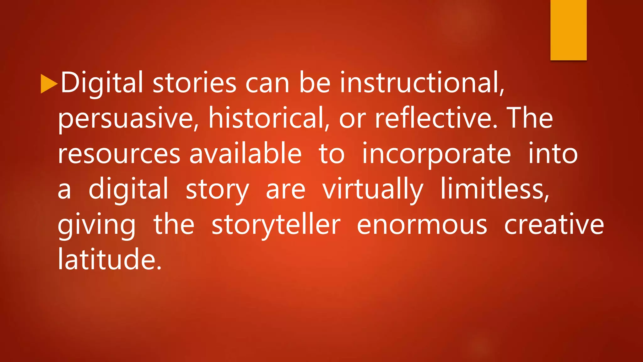 Digi story telling | PPTX