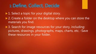 Digi story telling | PPTX