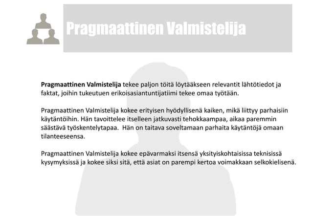 Digitalisoinnin periaatteet, toimeenpano, persoonat | PPTX