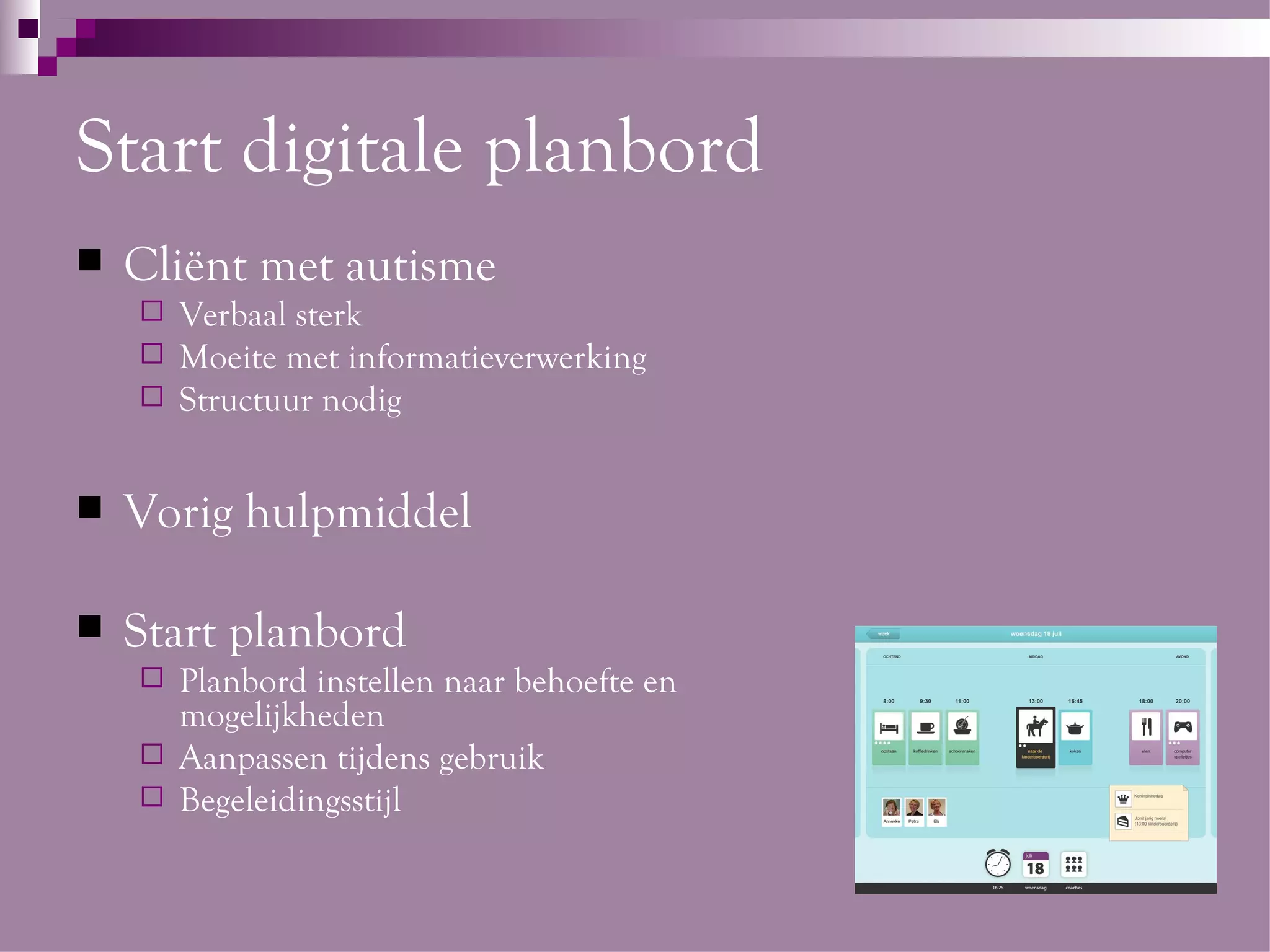 Presentatie digitaal planbord Lenny Berendsen | PPT