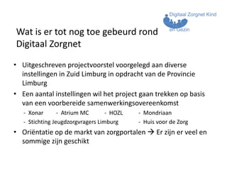 Digitaal zorgnet | PPTX