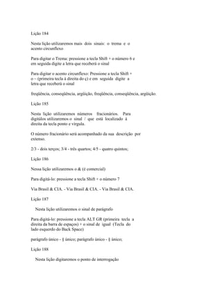 curso Digitacao | DOC