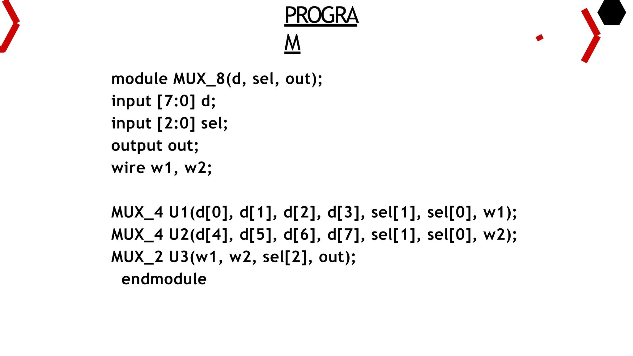 8 x 1 mux using 4x1 and 2x1 multiplexer | PPTX