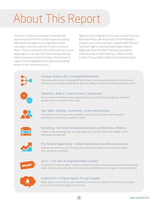 Skyword Digital Agency of the Future Full Report | PDF