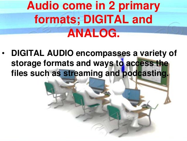Digital Audio Formats PowerPointPresentation