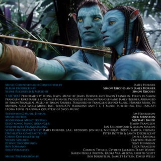 Digital Booklet - AVATAR Music From | PDF