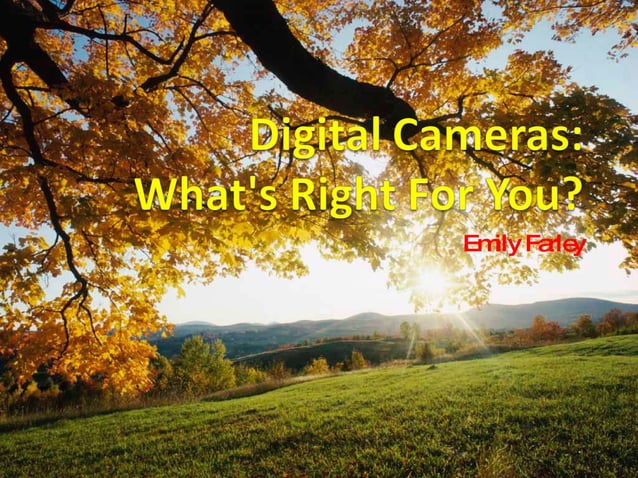 Digital Cameras Powerpoint | PPT