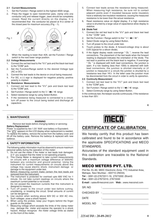 Digital clampmeters | PDF