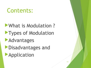 Different types of Modulation Techniques | PPT