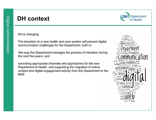 DH digital communication strategy 2011 | PPT