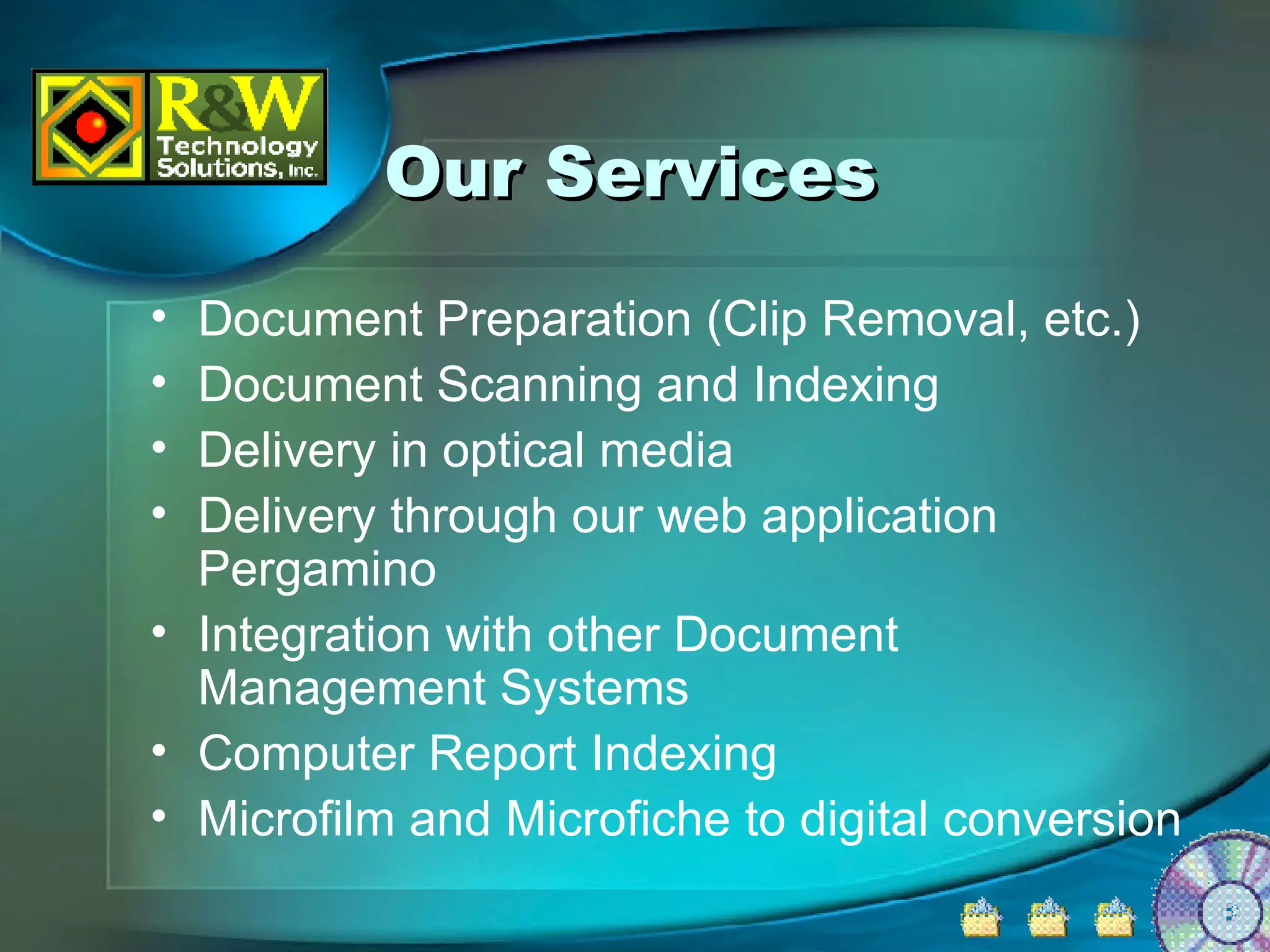 Digital Documents Solution | PPT