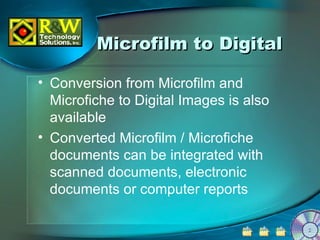 Digital Documents Solution | PPT | Free Download