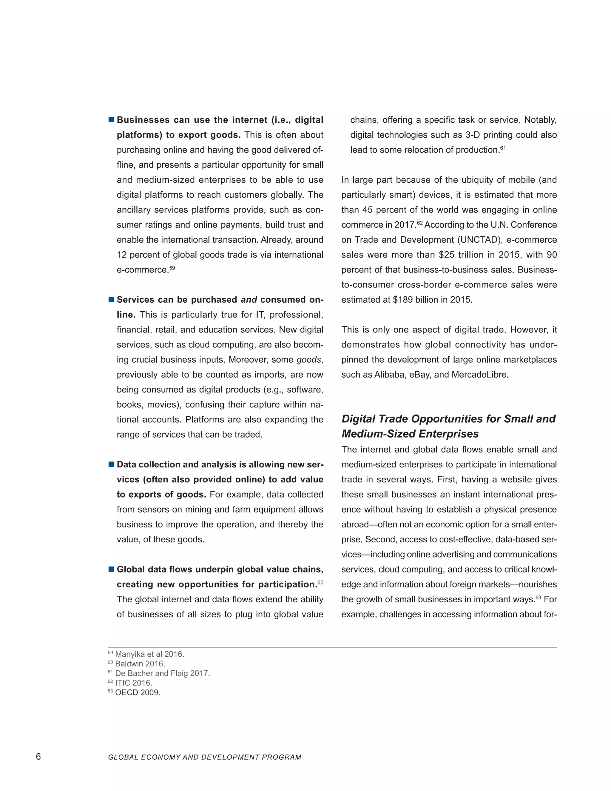 Regulating for a Digital Economy: Understanding the Importance of Cross-Border Data Flows in ...