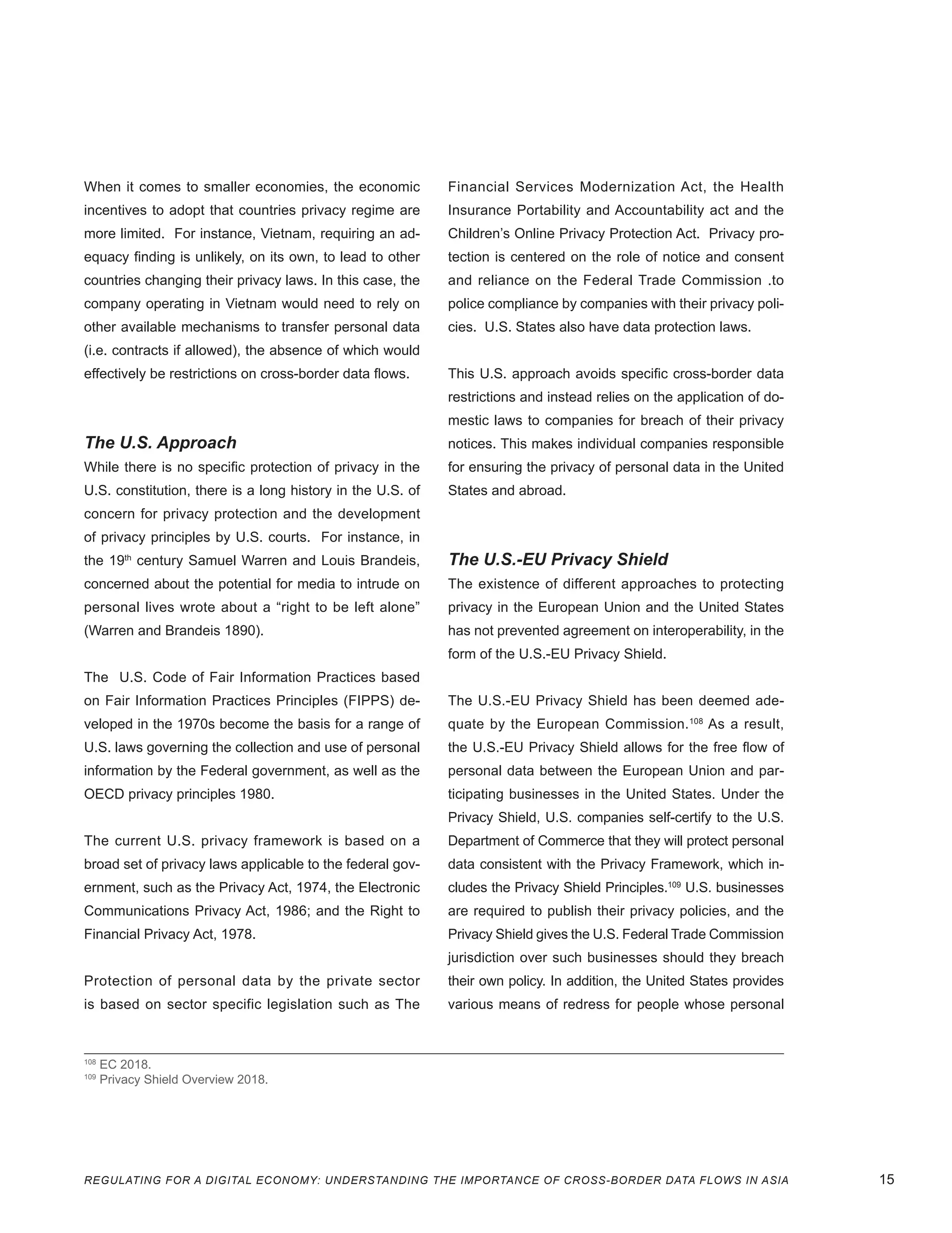 Regulating for a Digital Economy: Understanding the Importance of Cross-Border Data Flows in ...