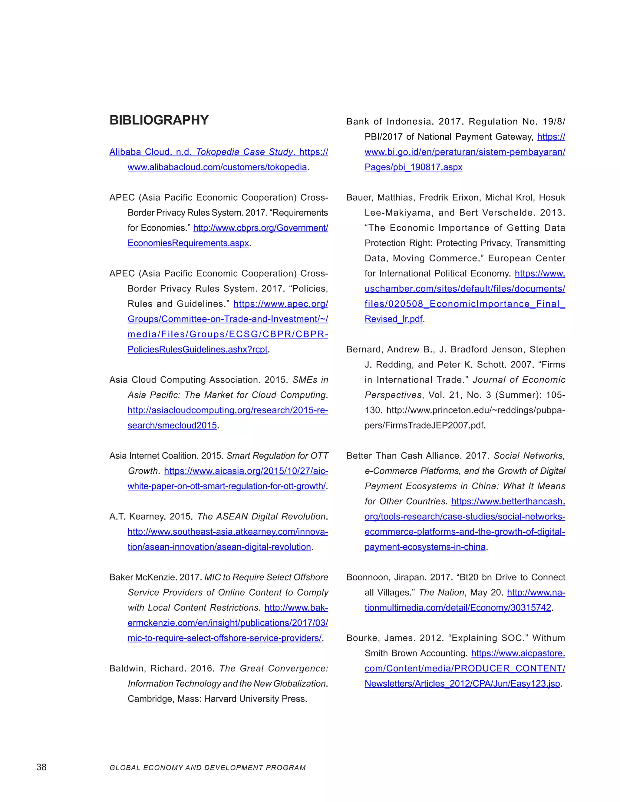 Regulating for a Digital Economy: Understanding the Importance of Cross-Border Data Flows in ...