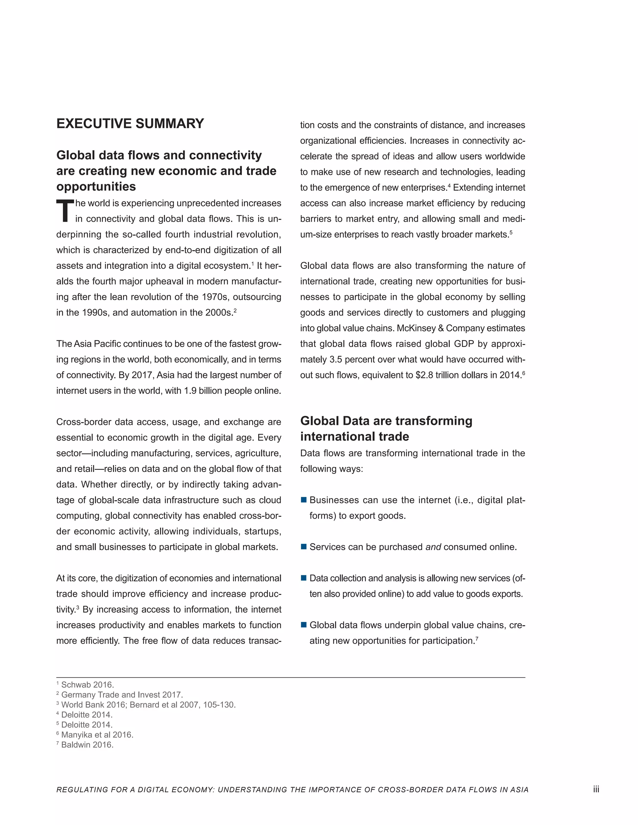 Regulating for a Digital Economy: Understanding the Importance of Cross-Border Data Flows in ...